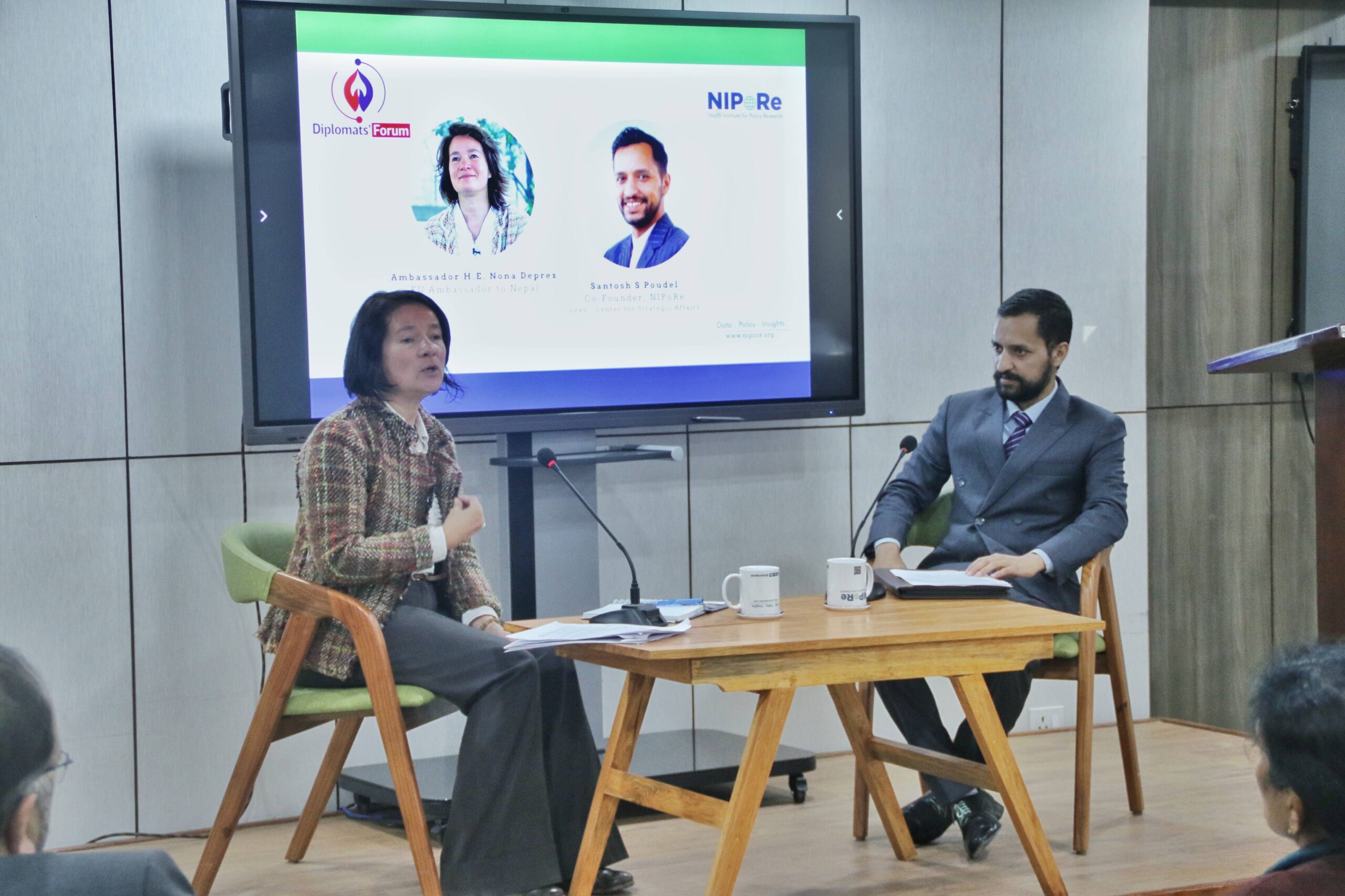 Press Release – Diplomats’ Forum with HE Ambassador Nona Deprez, the EU Ambassador to Nepal | NIPoRe